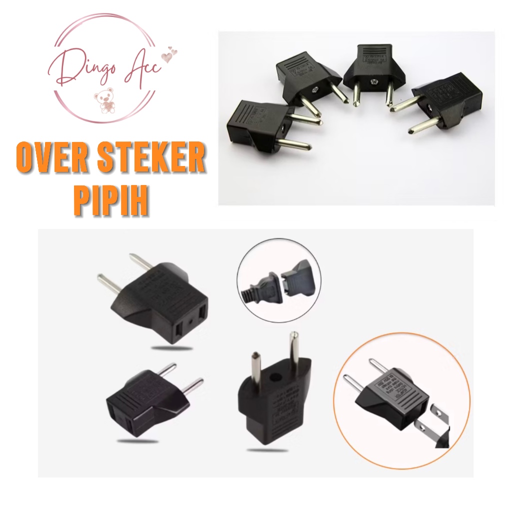 Jual Over Steker Adaptor Sambungan Listrik Kepala Charger Colokan ...
