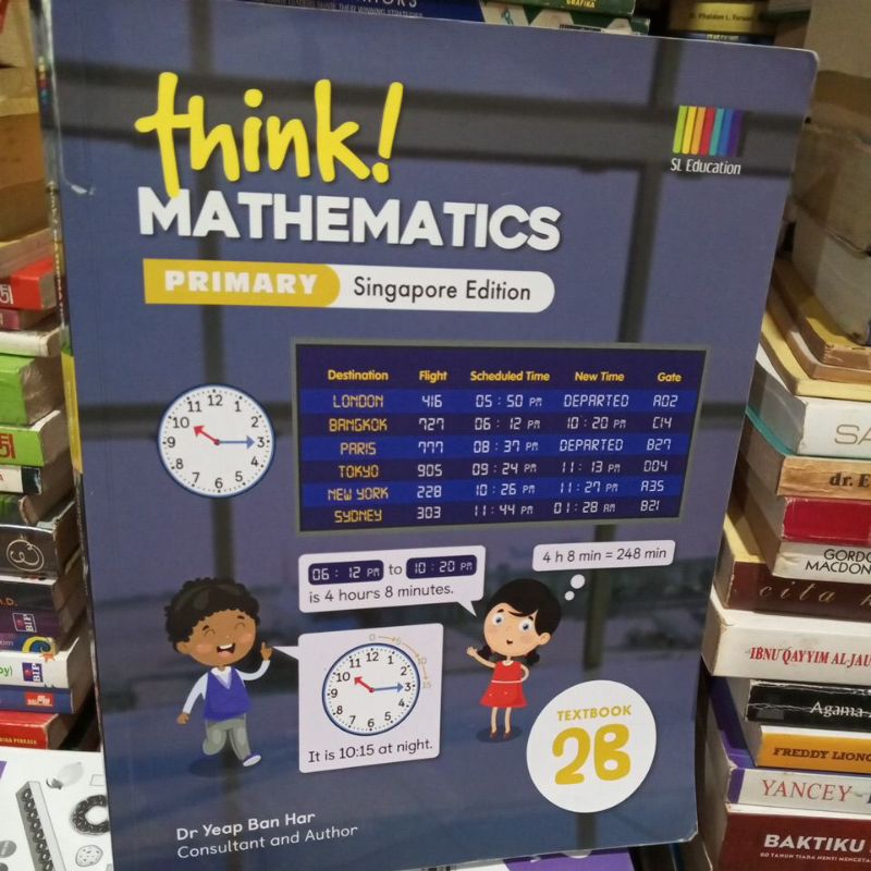 Jual think mathematics primary Singapore edition textbook 2b | Shopee ...