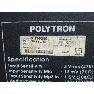 Jual MESIN SPIKER AKTIF POLYTRON PAS 081 - MODUL SPIKER AKTIF POLYTRON ...