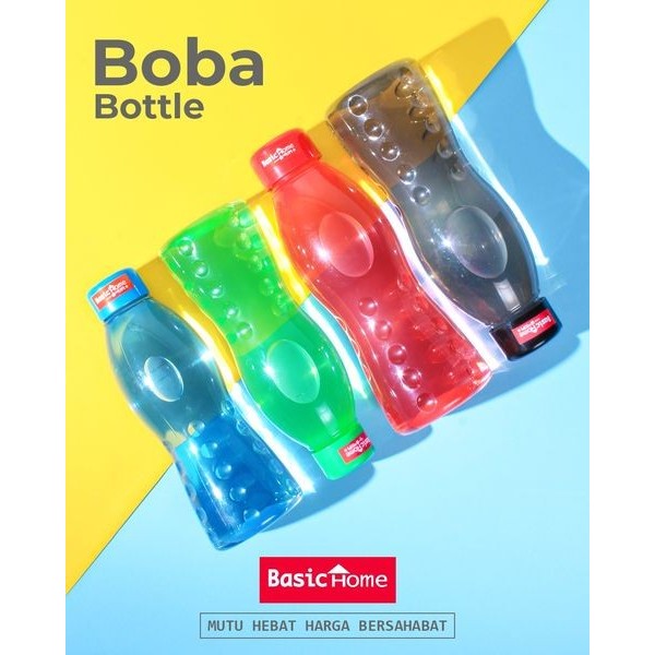Jual Basic Home Botol Minum Boba 800 Ml Water Bottle | Shopee Indonesia