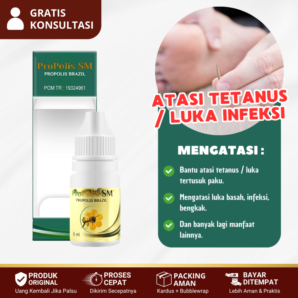 Jual Obat Tetanus, Kaki Kena Paku Bengkak, Luka Infeksi, Untuk Luka ...