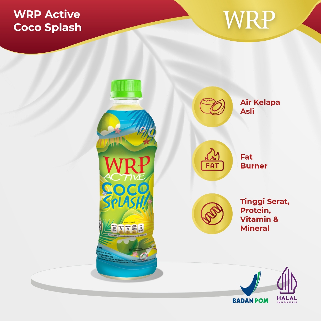 Jual WRP Coco Splash 350ml - Minuman Air Kelapa | Shopee Indonesia