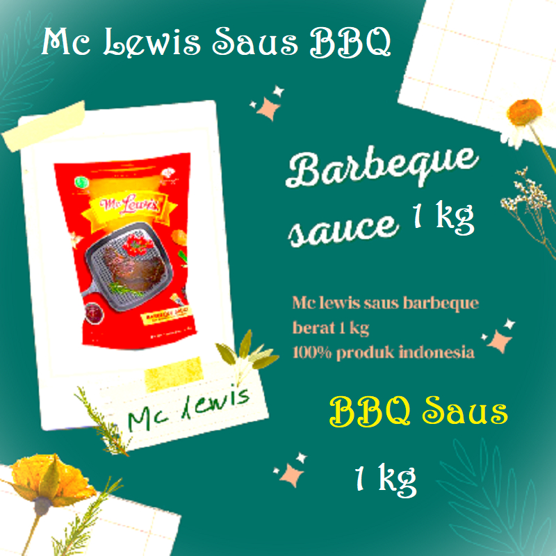 Jual Saus Barbeque Mc Lewis-Saos BBQ 1 kg | Shopee Indonesia
