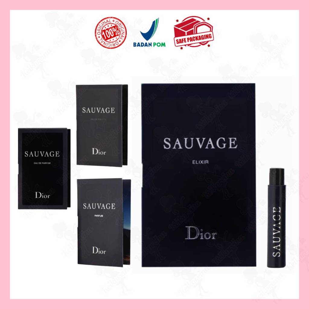 Jual D10R Sample Vial Sauvage Elixir / Eau De Parfum EDP / Eau De ...