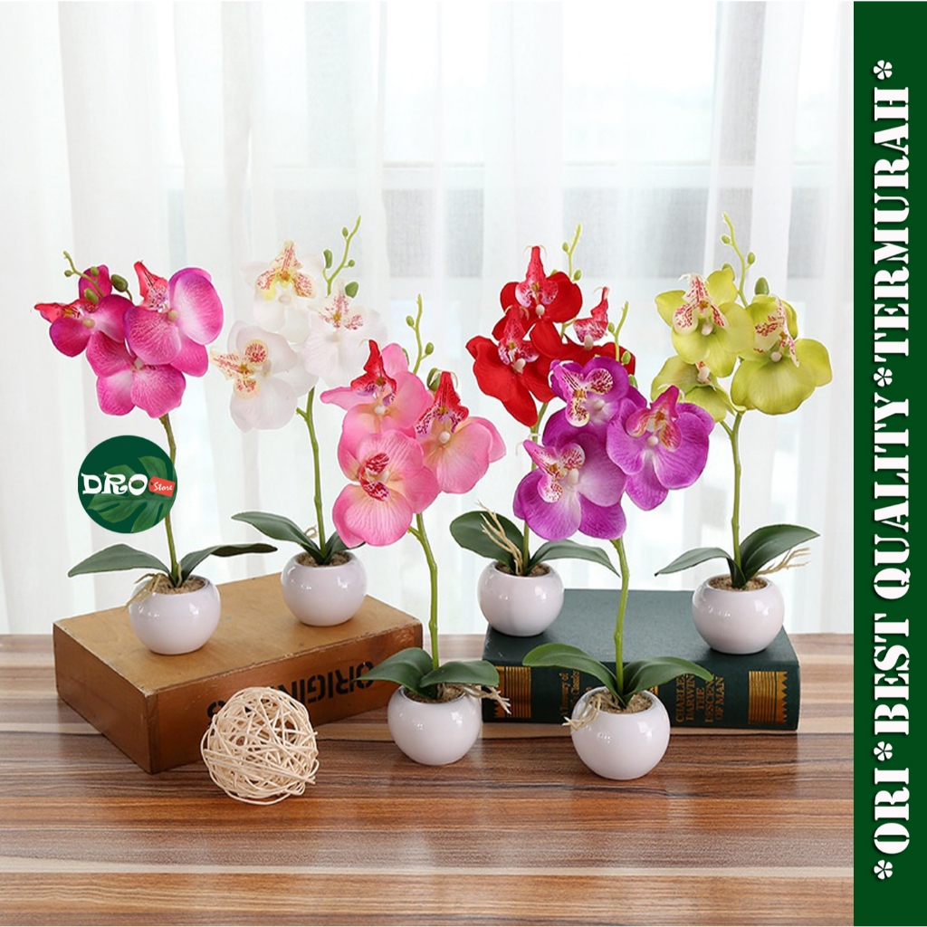 Jual ARTIFICIAL FLOWER BUNGA HIAS RUANGAN, MEJA – ANGGREK ORCHID | DRO ...