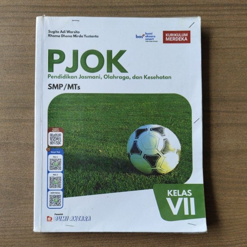Jual Buku PJOK SMP/MTs Kelas. 7/ VII Bumi Aksara- Bekas Original | Shopee Indonesia