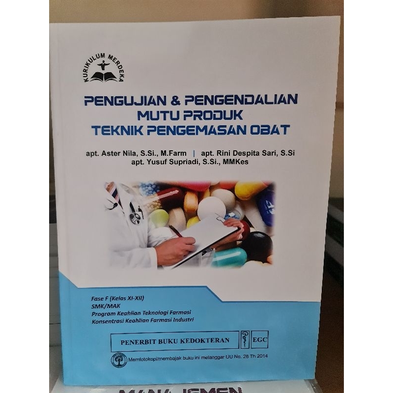 Jual Pengujian dan Pengendalian Mutu Produk Teknik Pengemasan Obat Fase ...