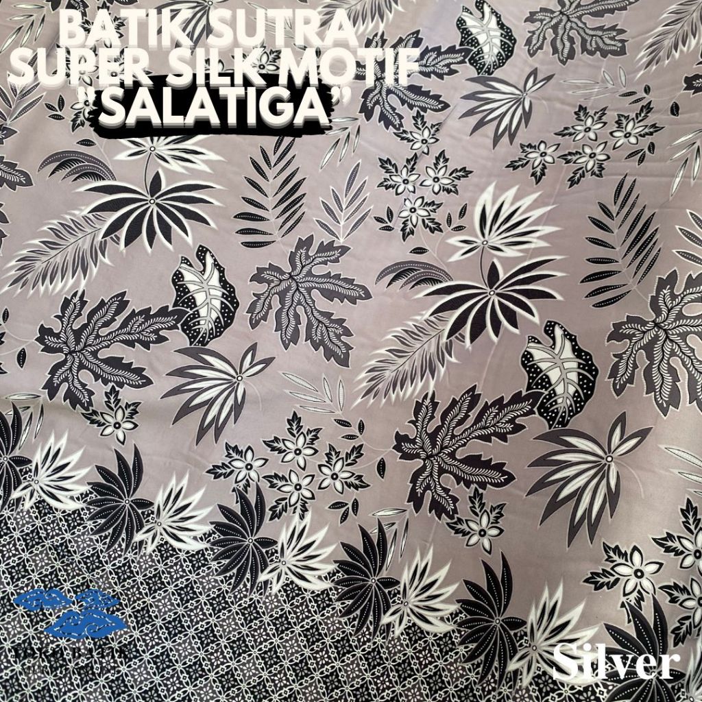 Jual Kain Batik Semi-Sutra Silk Super Premium Foil HALUS LEMBUT Kode ...