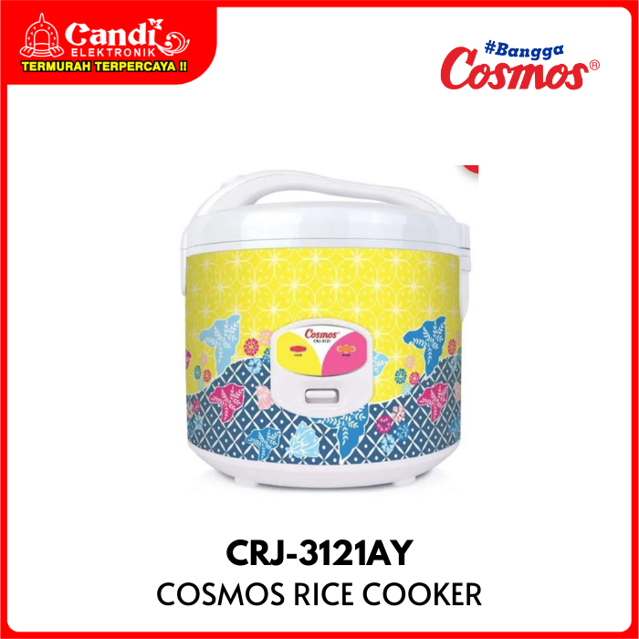 Jual COSMOS Rice Cooker Non-Stick Penanak Nasi 1.8 Liter 3in1 CRJ ...