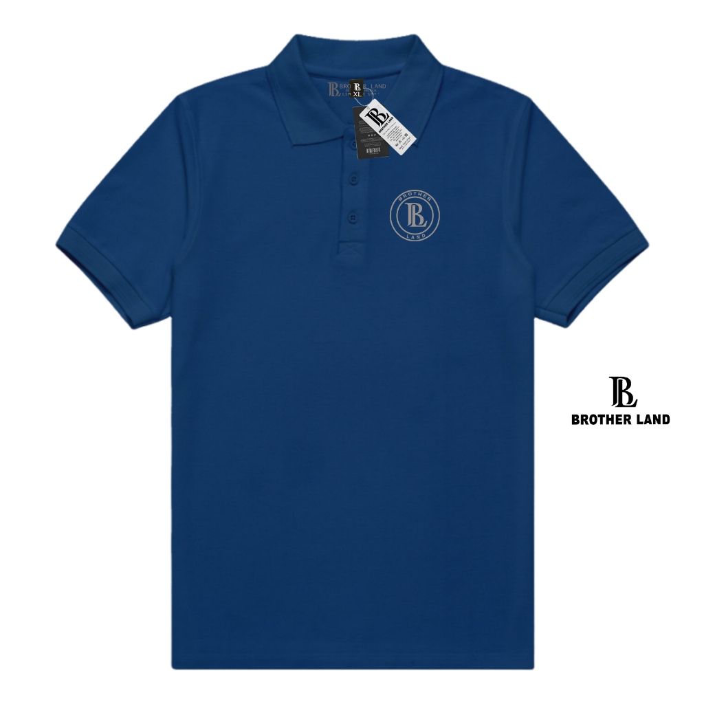 Jual Brother Land- Polo Shirt 8 Silver Original Unisex Lengan Pendek ...