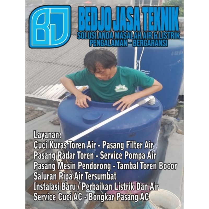 Jual Jasa Cuci Kuras Toren Air dan Saluran Pipa Air Mampet | Shopee ...