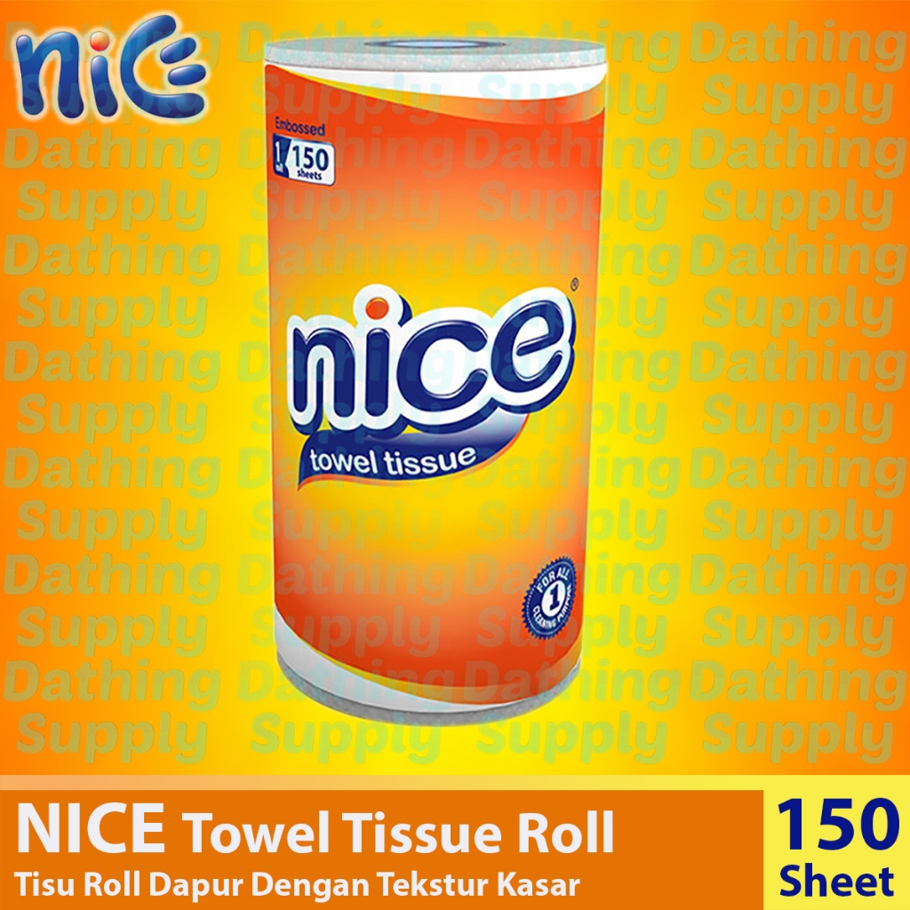 Jual Tissue NICE Kitchen Towel Roll Embossed Isi 150 Sheet - 1 Ply ...