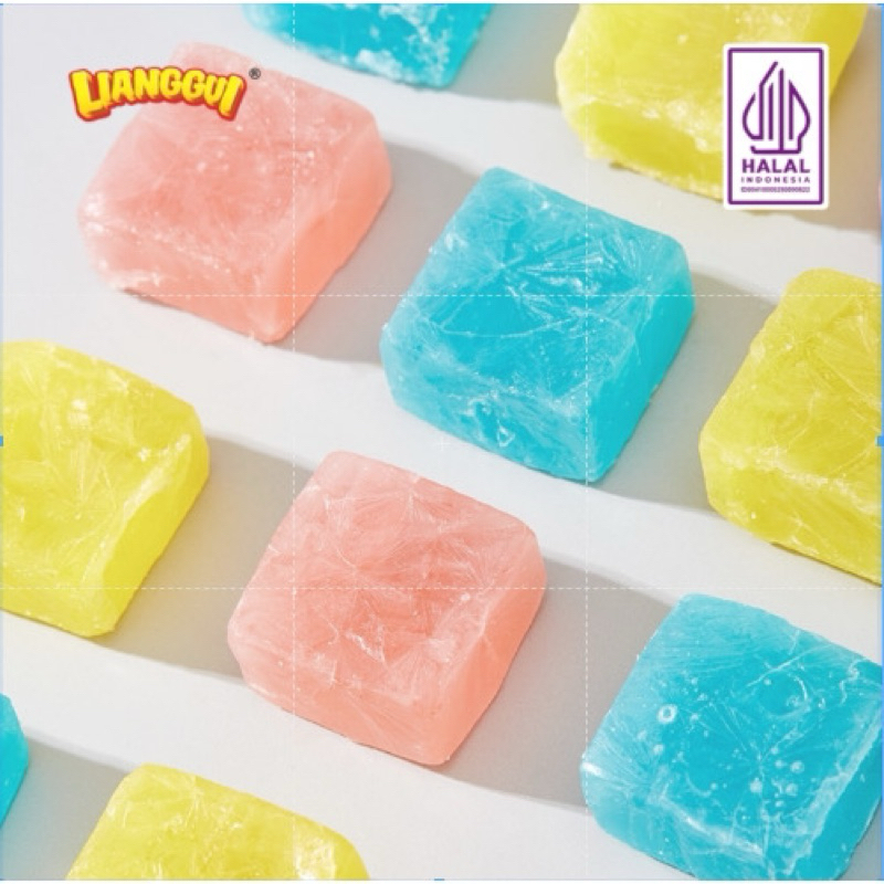 Jual Halal Lianggui Crystal Candy / Permen Crystal Aneka Rasa Stroberi ...