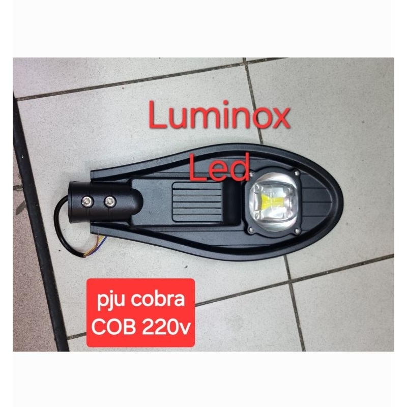 Jual pju cobra led cob 50w 50watt / jalan led street light 50 watt 50w ...