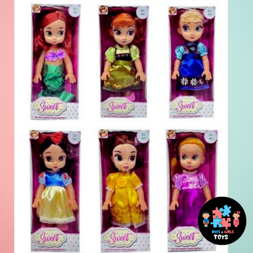 Jual Sweet Doll Boneka Princess Disney Ariel Ana Elsa Frozen Snow White ...