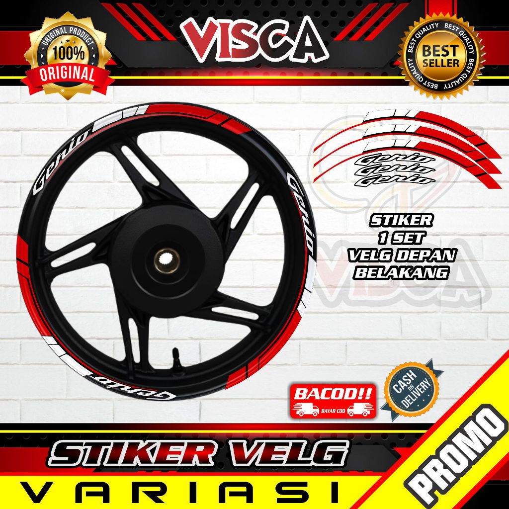 Jual Stiker Velg - Sticker Velk - Stiker Cutting Velg - Stiker Velk ...