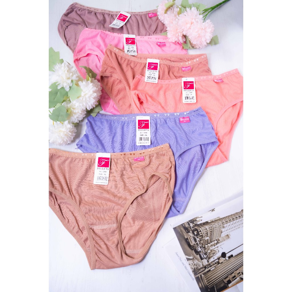 Jual 12 PCS Fellicia Celana Dalam Wanita Lusinan Cd Perempuan Art 3200 9128 8833 3201 sk 27 ...