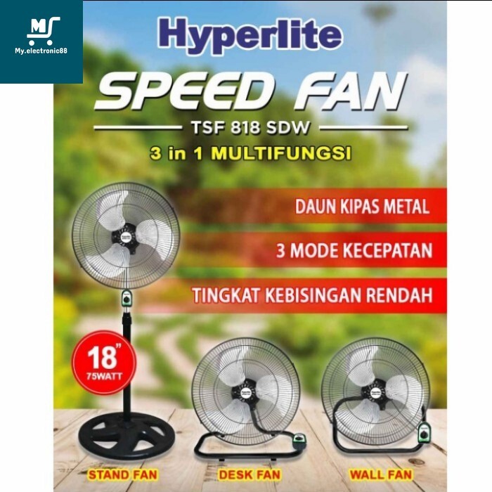 Jual HYPERLITE SPEED FAN 18'(TSF 818 SDW) | Shopee Indonesia