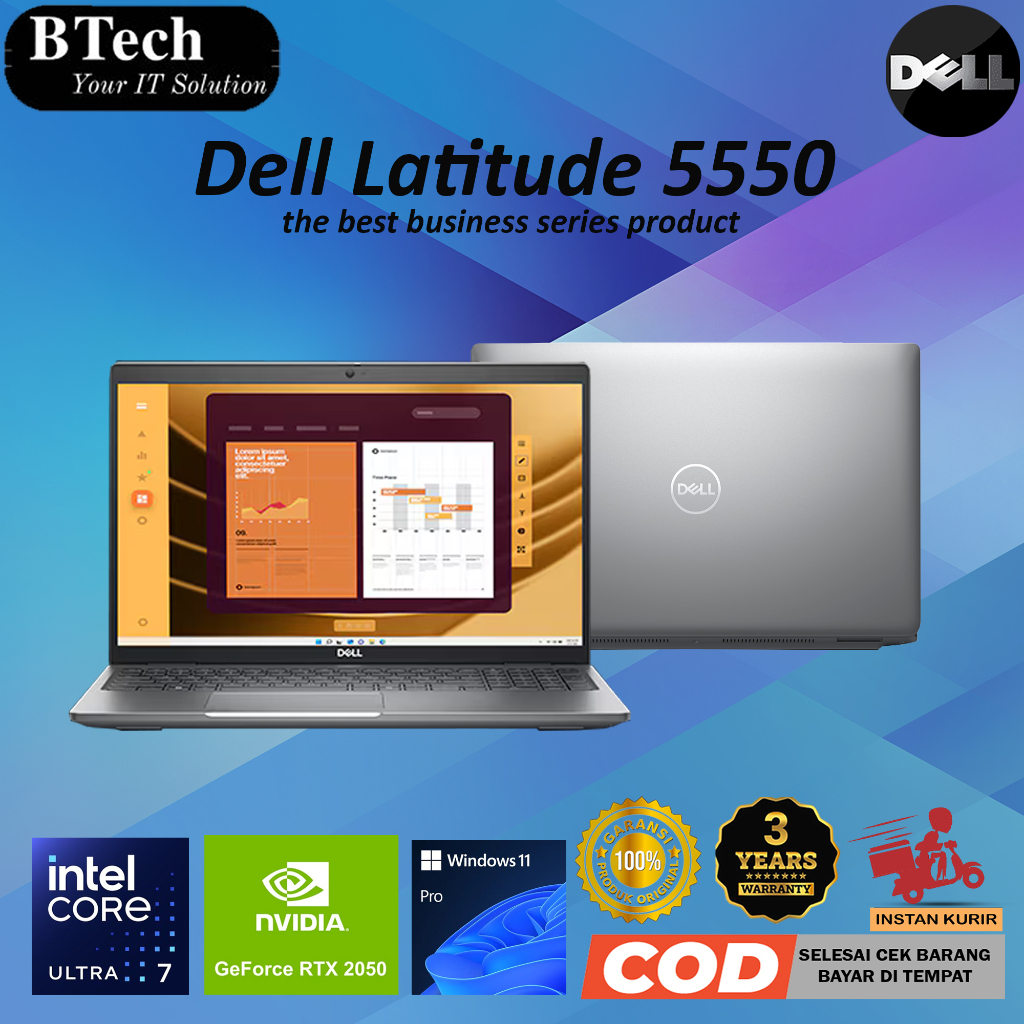 Jual Dell Latitude 5550 Core Ultra 7 165H vPro 32GB 1TB SSD RTX 4GB ...
