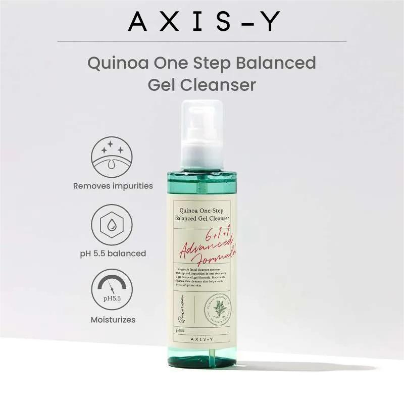 Jual AXISY/AXIS Y Quinoa One Step Balanced Gel Cleanser 180ml | Shopee ...