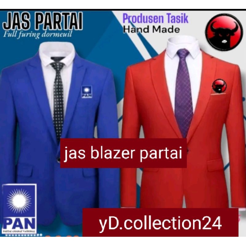 Jual JAS BLAZER PARTAI JAS PDIP JAS PAN / BLAZER PARTAI | Shopee Indonesia