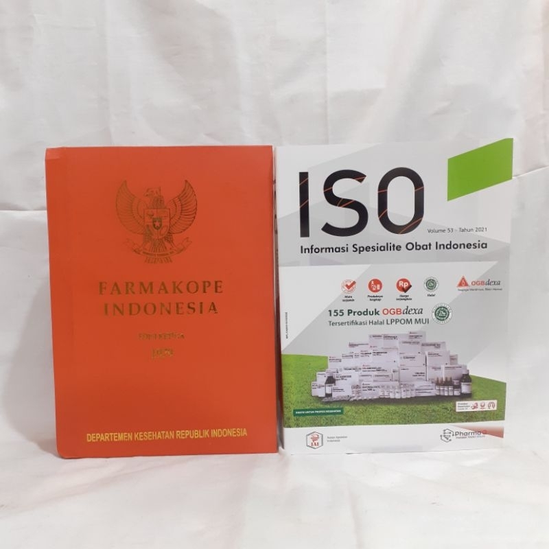 Jual PAKET 2 BUKU FI 3 FARMAKOPE INDONESIA EDISI 3 1979 DAN ISO INFORMASI SPESIALITE OBAT ...