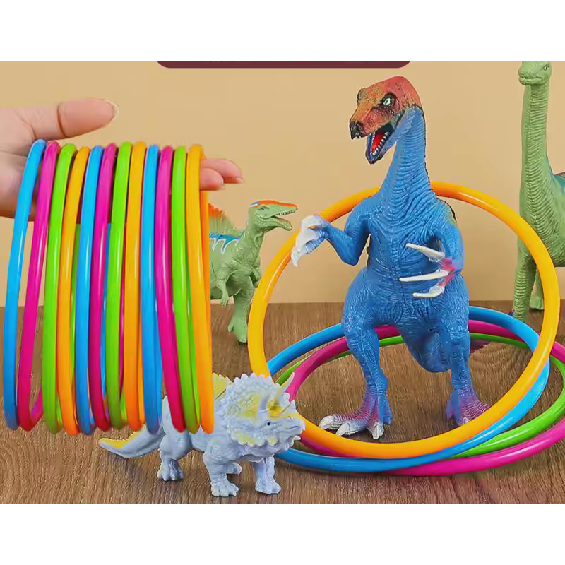 Jual MAINAN DINOSAURUS HULA HOOP LEMPAR CONE RING ANIMAL | Shopee Indonesia