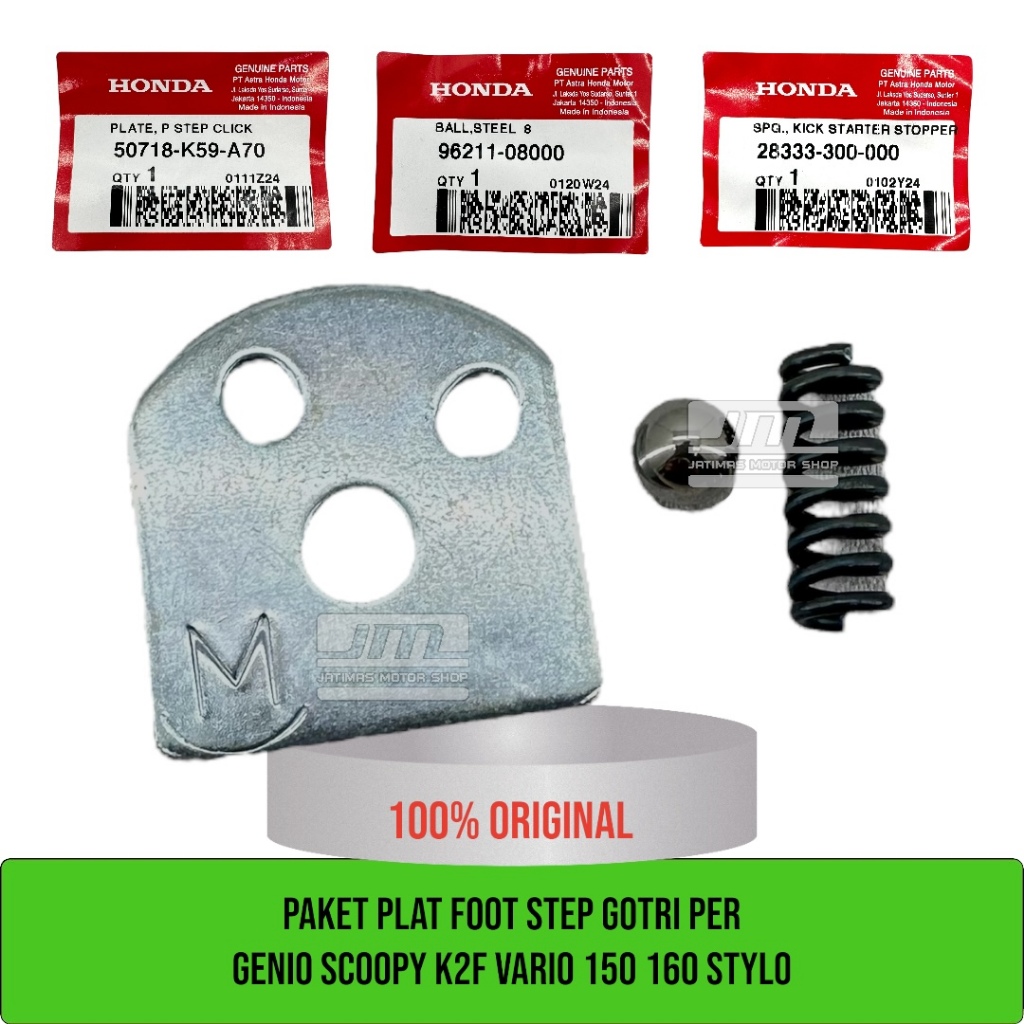 Jual Paket plat foot step per gotri genio scoopy vario 150 160 beat ...