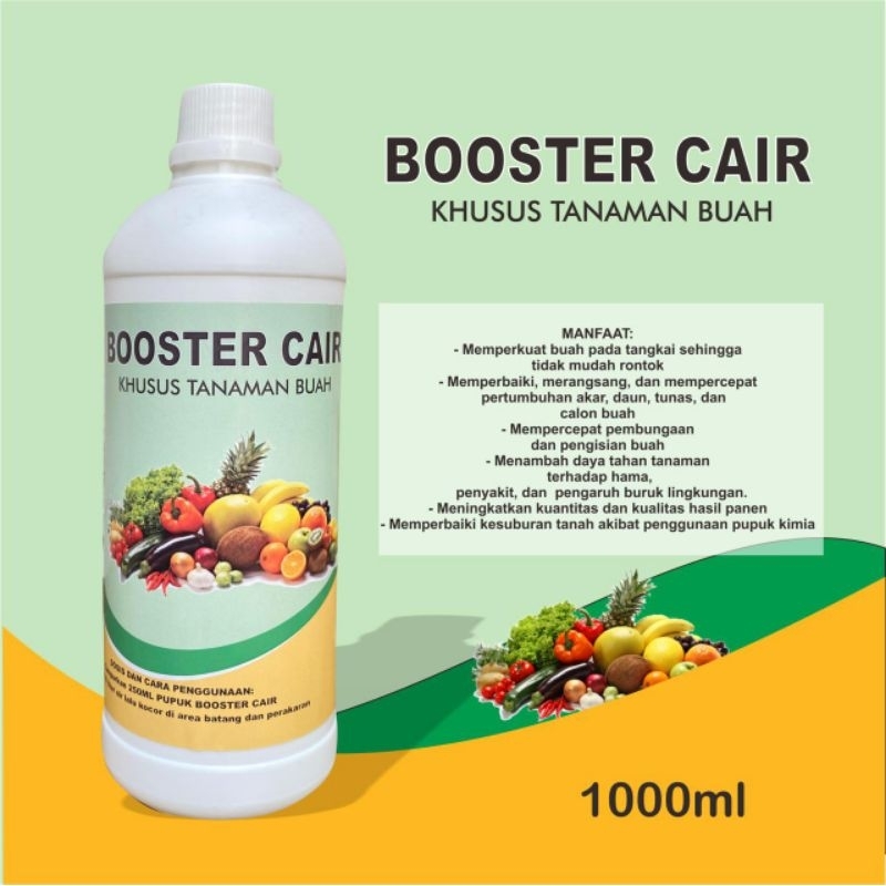 Jual pupuk booster cair untuk tanaman buah 1liter | Shopee Indonesia