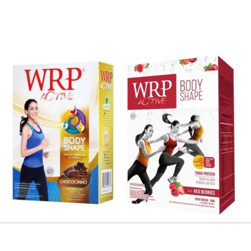 Jual Wrp Active Body Shape 180gr/ Wrp Green tea isi 10saset | Shopee ...