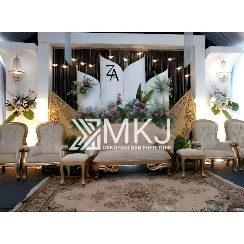 Jual pernikahan backdrop triplek/backdrop pelaminan triplek kekinian ...