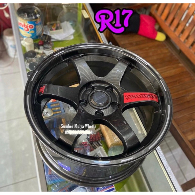 Jual Velg R17 TE37 SL. sumber mulya wheels | Shopee Indonesia