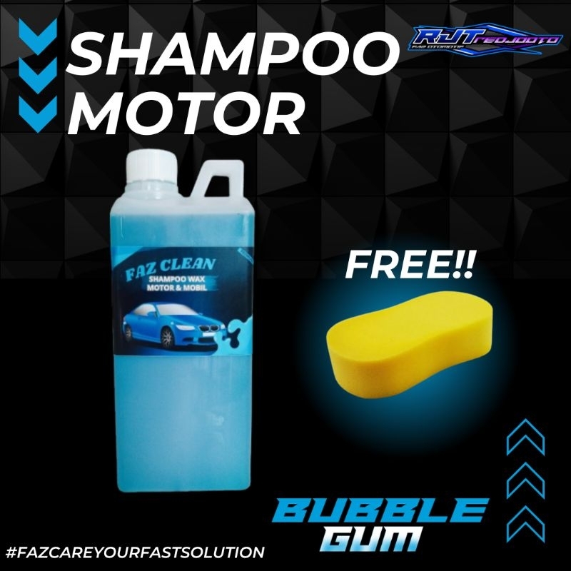 Jual SHAMPO CUCI MOTOR DAN MOBIL PREMIUM WAX 1 LITER Sampo Mobil Salju ...