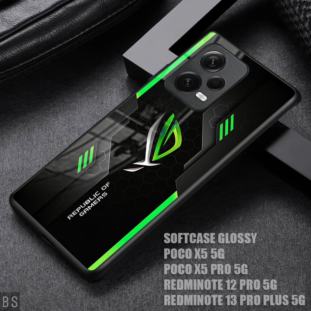 Jual [ MK65 ROG ] Case Glossy HD ( REDMI POCO X5 5G )( POCO X5 PRO 5G ...