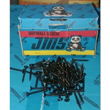 Jual [HARGA PER KG] Sekrup Gypsum Hitam/ Skrup Kayu/ Drywall Hitam/ Screw Black/ Baut Gypsum ...