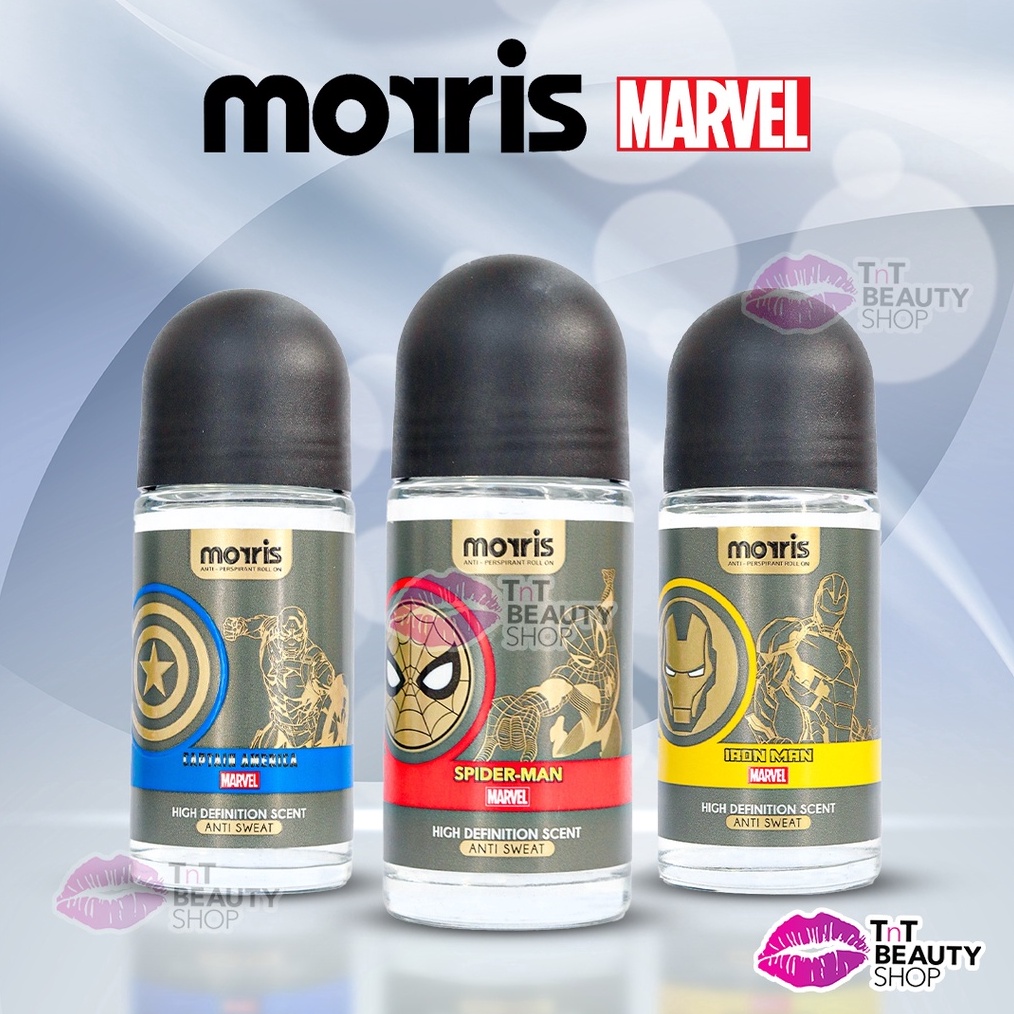 Jual PROMO BRAND MORRIS Marvel Edition Deodorant Roll On 5ml Series TnT ...