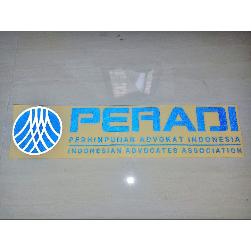 Jual STIKER PERADI JUMBO 40X10 2 Warna Reflective | Shopee Indonesia