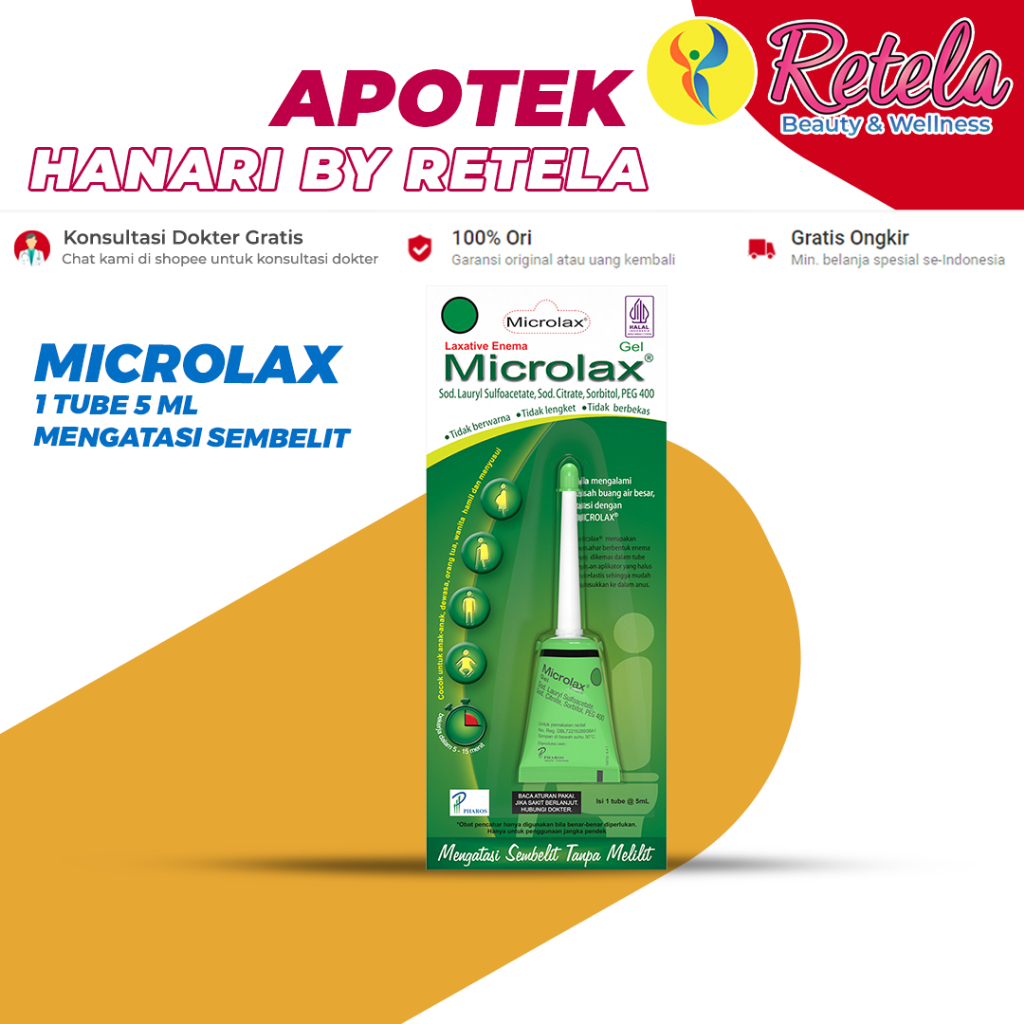 Jual Microlax Gel Obat Pencahar 5 ml | Shopee Indonesia