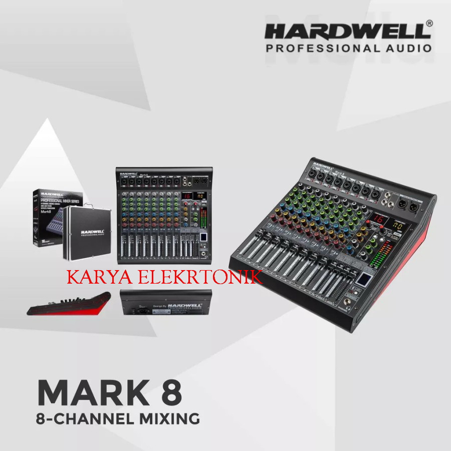 Jual MIXER HARDWELL Mark 8 ( 8 Channel ) mark8 original | Shopee Indonesia
