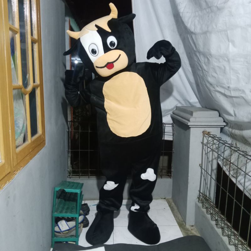 Jual kostum karakter sapi black | Shopee Indonesia