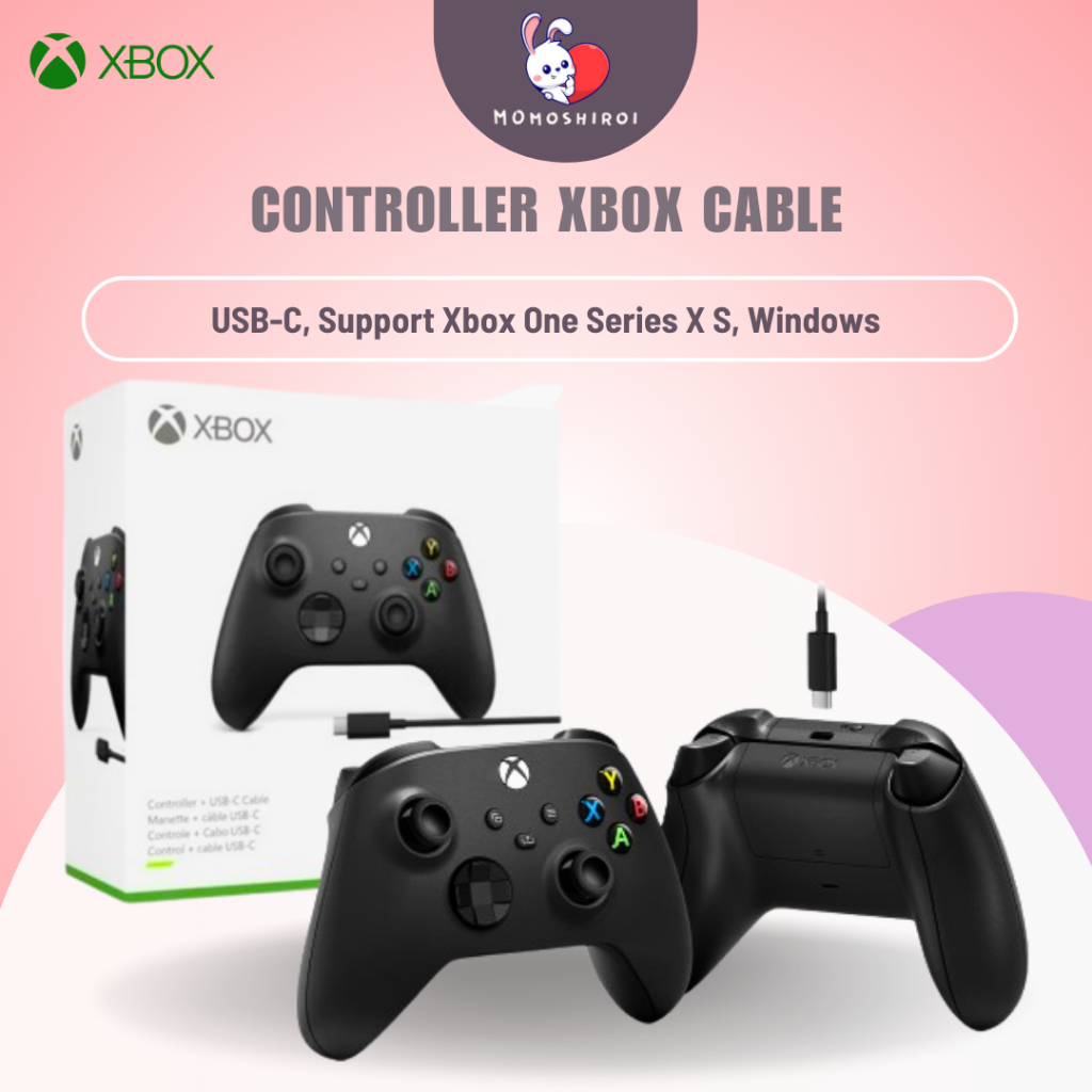 Jual Controller XBOX Series X S Wireless + USB-C Cable Stik One Windows ...