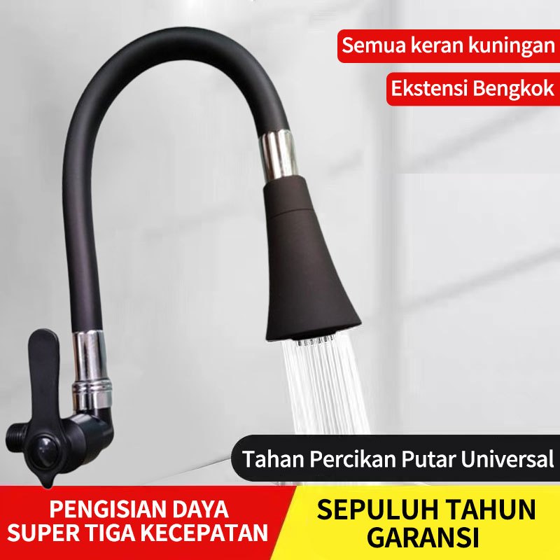 Jual SUS 304 Kran Angsa Flexibel Stainless Kran Serbaguna kran wastafel ...