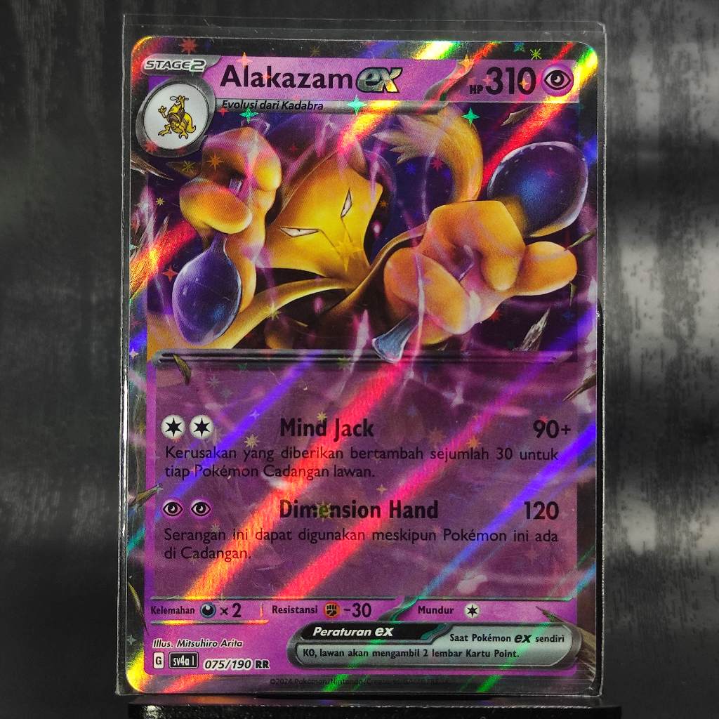 Jual Alakazam EX RR Pokemon No #0065 Gen1 - PSIKIS - KARTU TCG ...