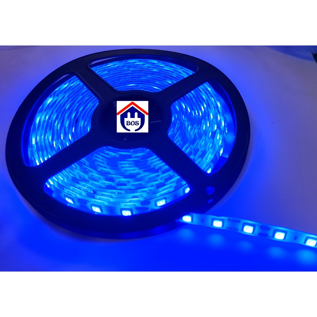 Jual Lampu Led Strip Zentama 5050 IP44 DC 12V 5 Meter - Biru | Shopee ...