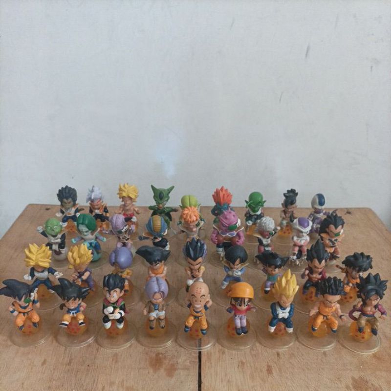 Jual Figure Dragon Ball duduk di bola naga mini son goku, bezita, son ...