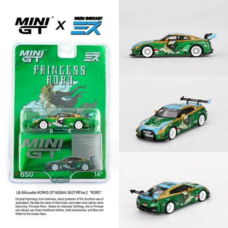 Jual Mini GT Mizu LBWK LB-Silhouette Works Gt Nissan 35Gt-RR princess ...