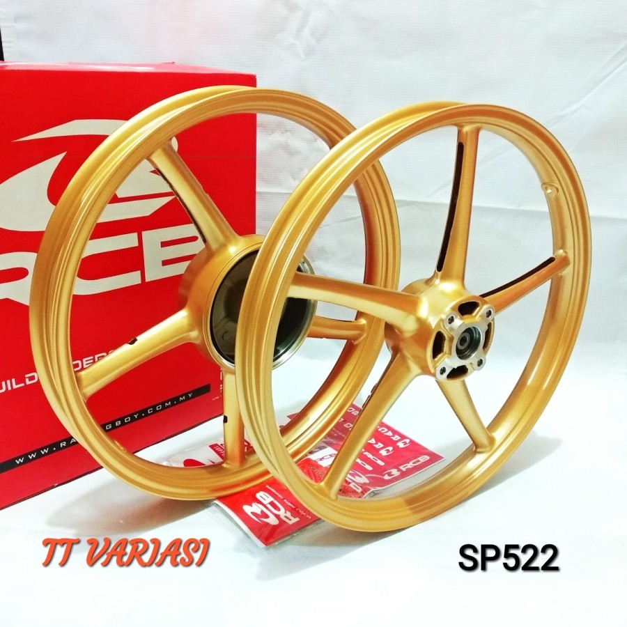 Jual Velg Set RCB Jupiter Z / Vega R / F1ZR - SP 522 Gold ( PALANG 5 ...