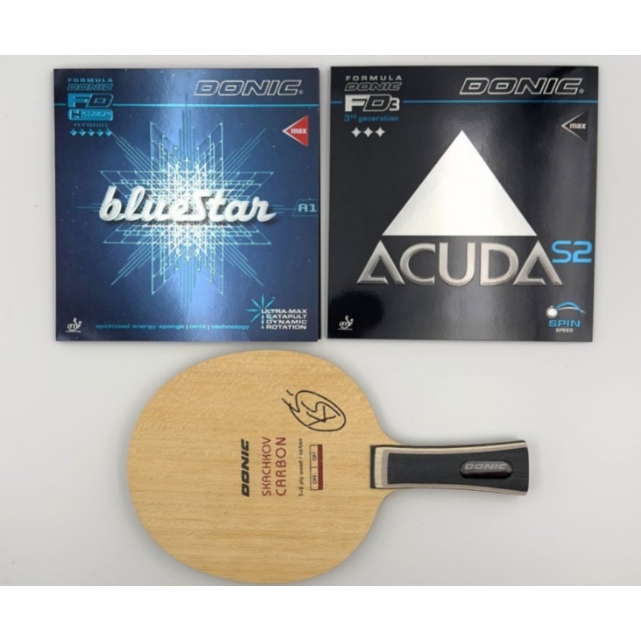Jual DONIC - Paket Bet Pingpong Donic Skachkov Carbon level Pemain ...