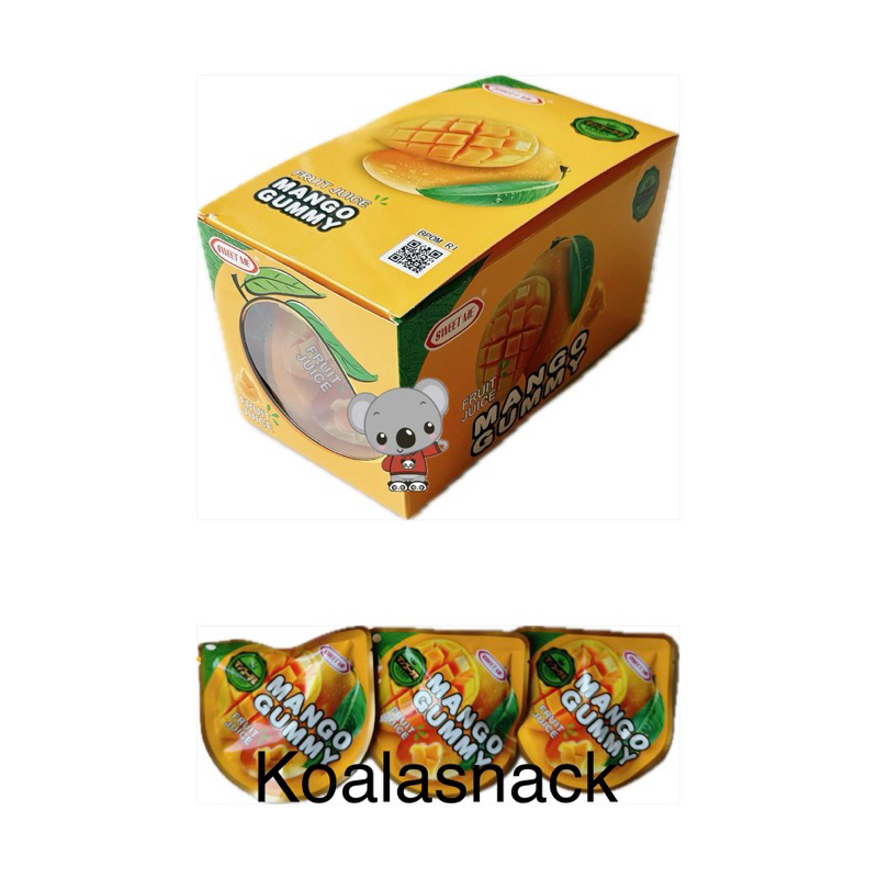 Jual Sweetme Mango mindy gummy box isi 30 sachets jeli mangga | Shopee ...