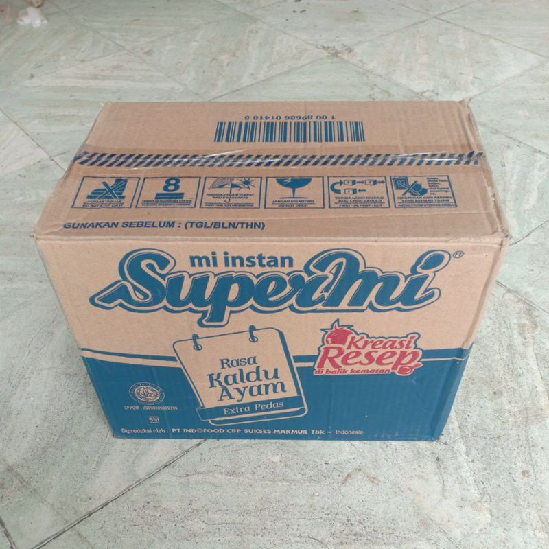Jual SUPERMI ~ MIE INSTAN RASA KALDU AYAM 1 KARTON (40BKS) | Shopee ...